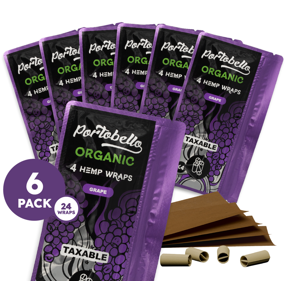 Organic Hemp Wraps – 6 Pack | Natural & Flavored Hemp Rolling Papers ...