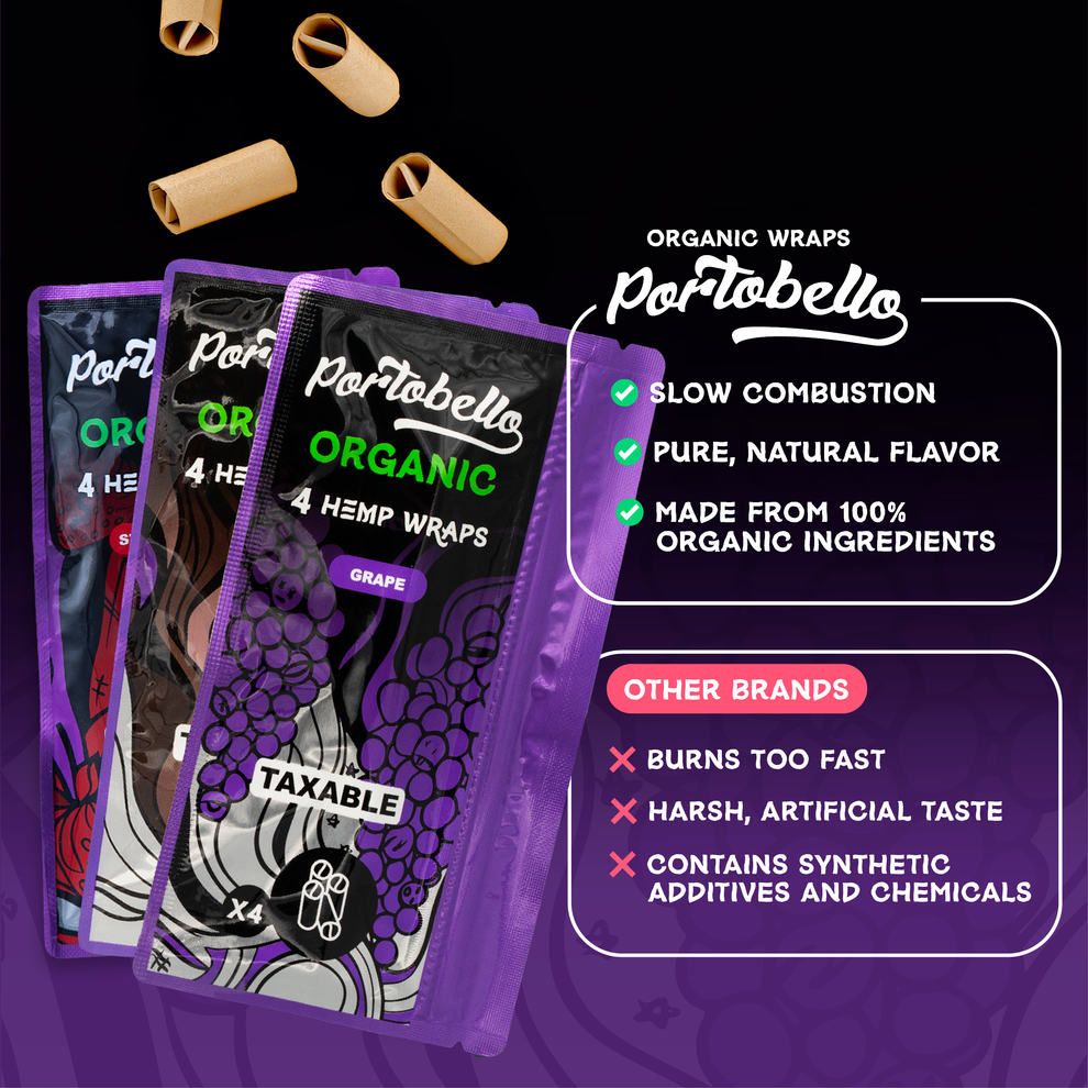 Organic Hemp Wraps – 6 Pack | Natural & Flavored Hemp Rolling Papers ...